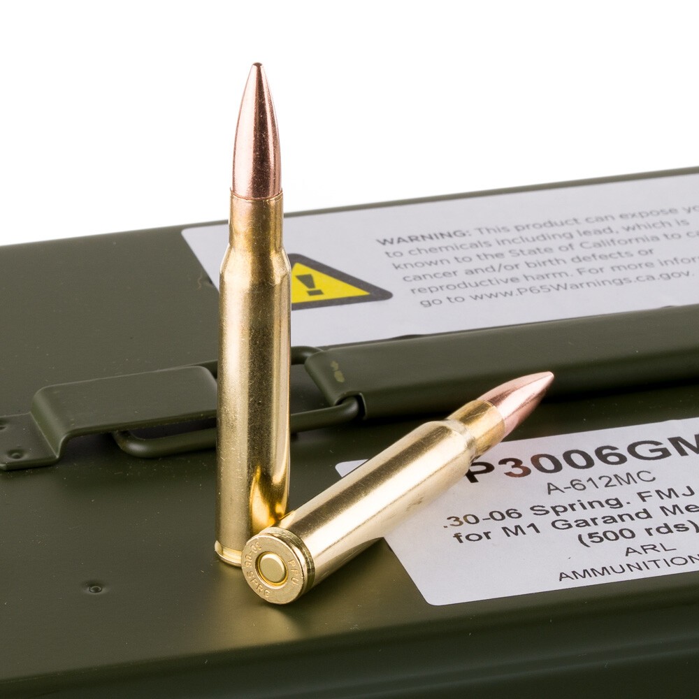 Prvi .30-06 150 Gr FMJ Bulk Ammo Can 500 Rounds [FC-8605003813743]