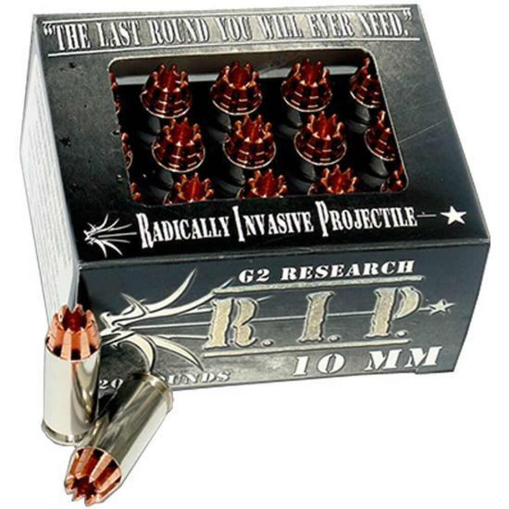 G2 Research R.I.P. 10mm Auto 115gr Copper HP 20 Rds [FC-851412006018]