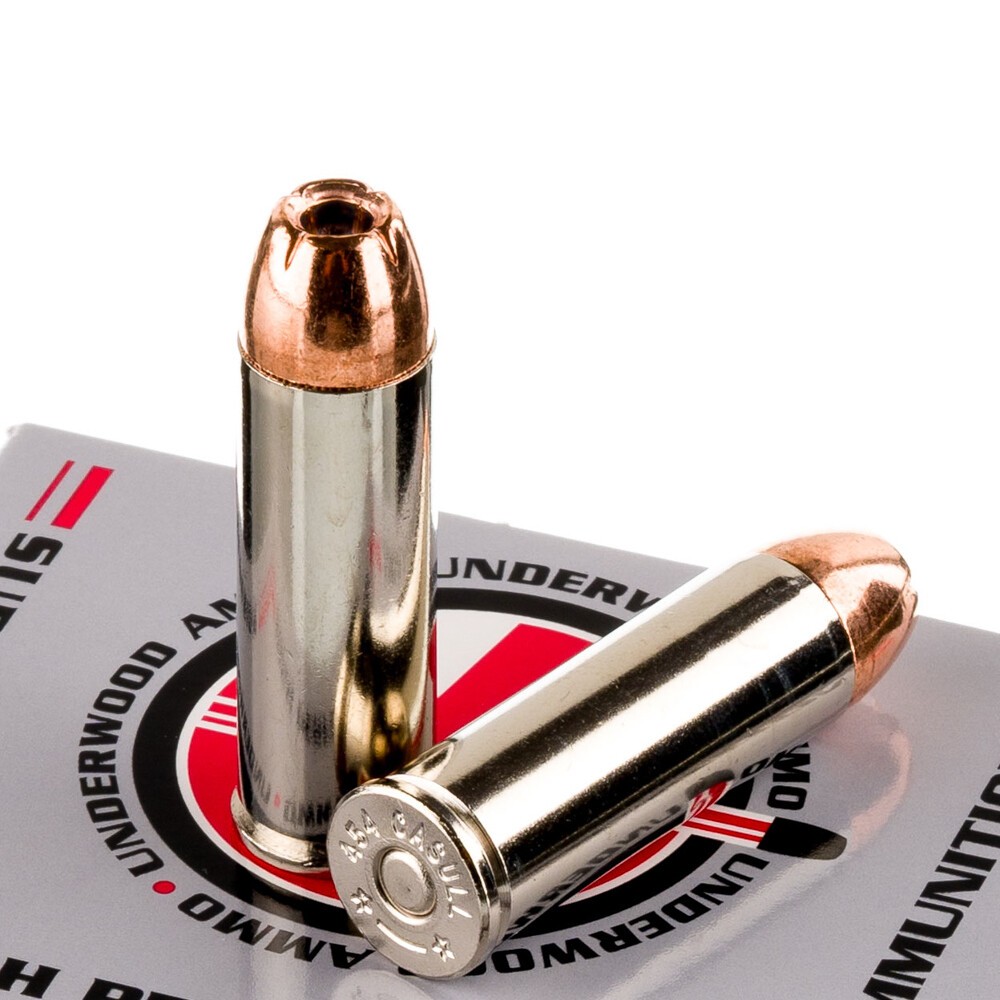 Underwood Ammo .454 Casull Ammo 20 Rds XTP JHP 300 Gr [816874021030]