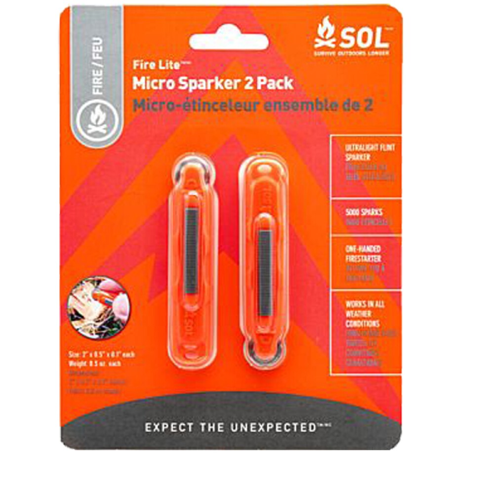 SOL Fire Lite Micro Sparker 2 Pack [707708012334]