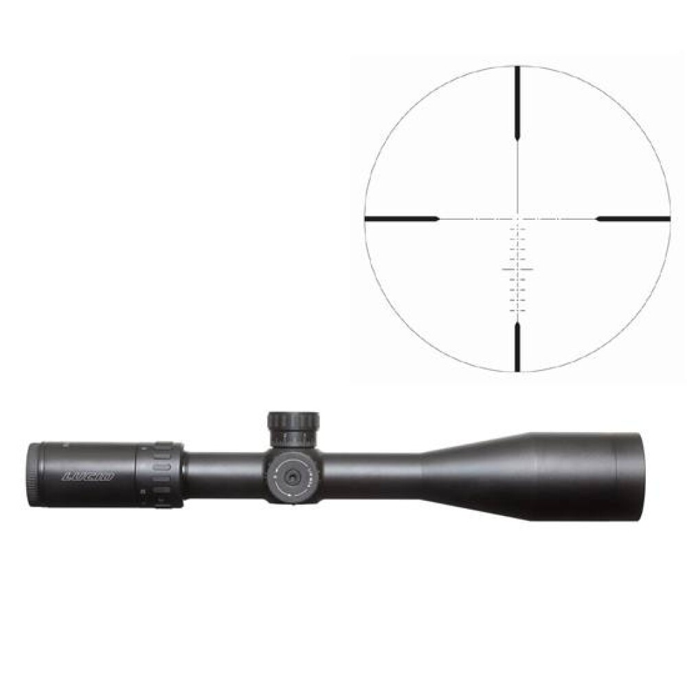 LUCID L5 Scope 6-24x50 L5 Etched Glass Reticle 30mm Matte Black L-62450 ...