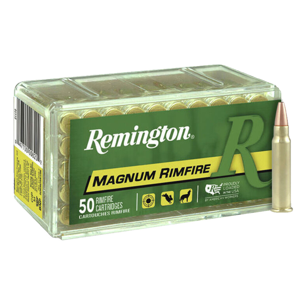 Remington Magnum Rimfire .17 HMR Ammo 17 Grain JHP [FC-47700495804]
