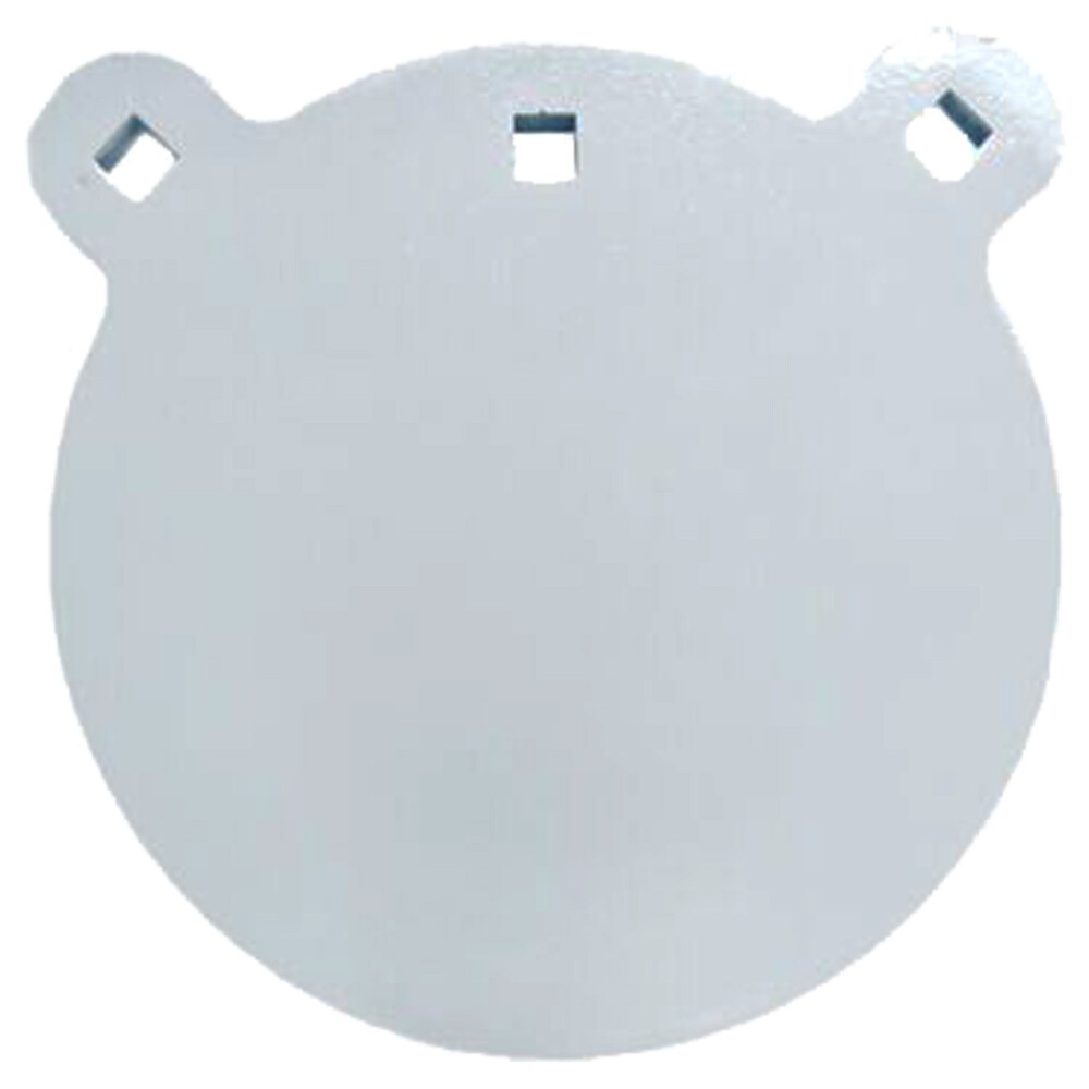 Bash Target Supply 6" Round Gong 3/8" AR500 White [611419969361]