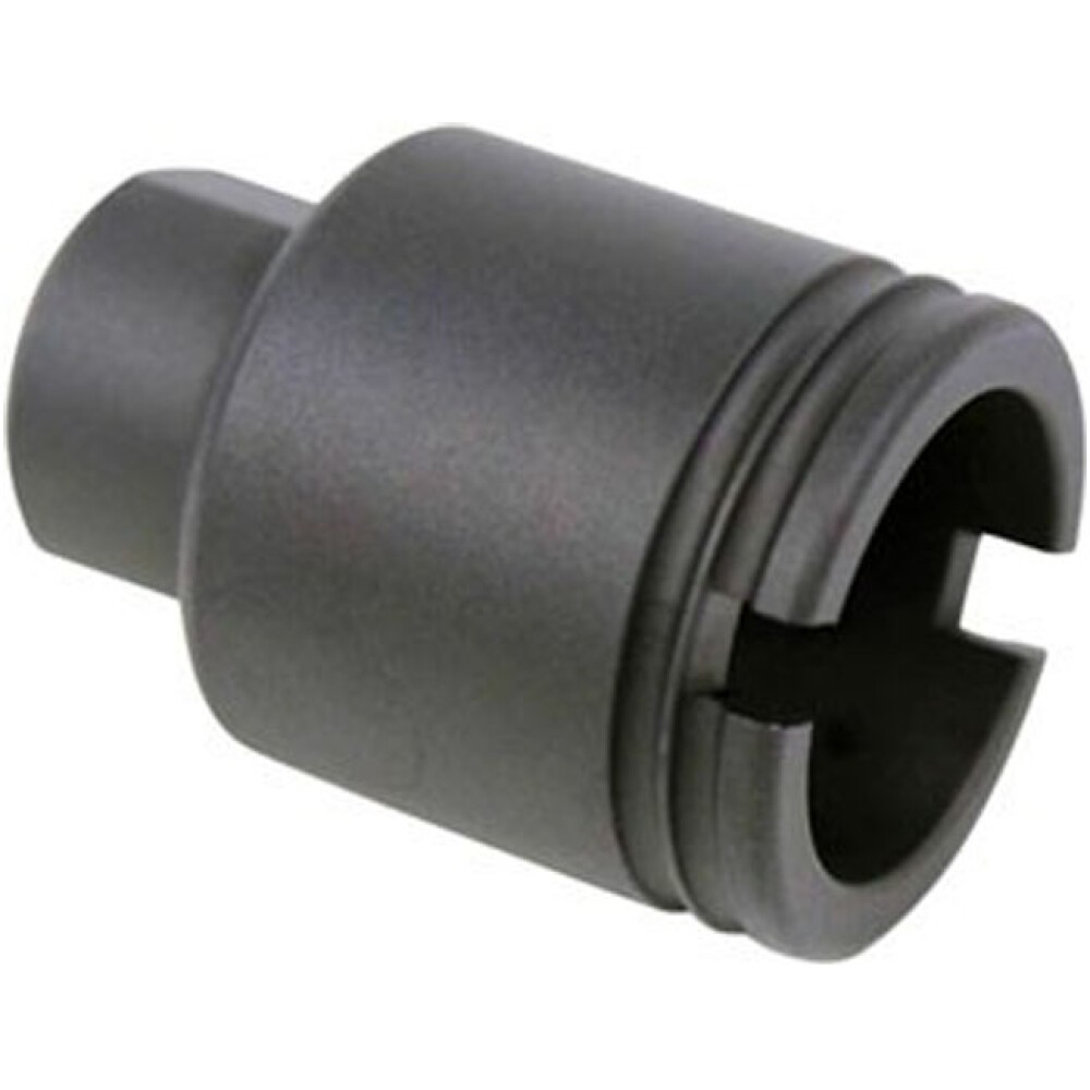 Guntec AR 9mm Stubby Slim Compact Flash Can 1/2x36 Blk [714569646592]
