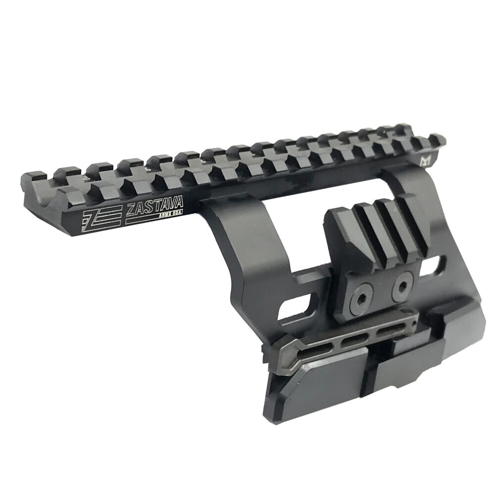 Zastava Arms M70 QD AK Scope Mount Aluminum Black [685757098366]