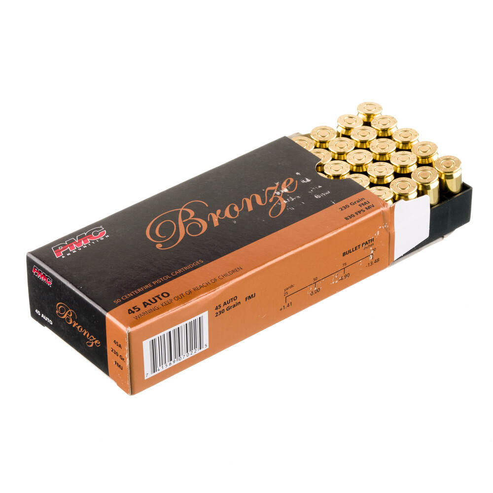 PMC .45 ACP Ammunition 1000 Rounds FMJ 230 Grain [FC-90741569070228]