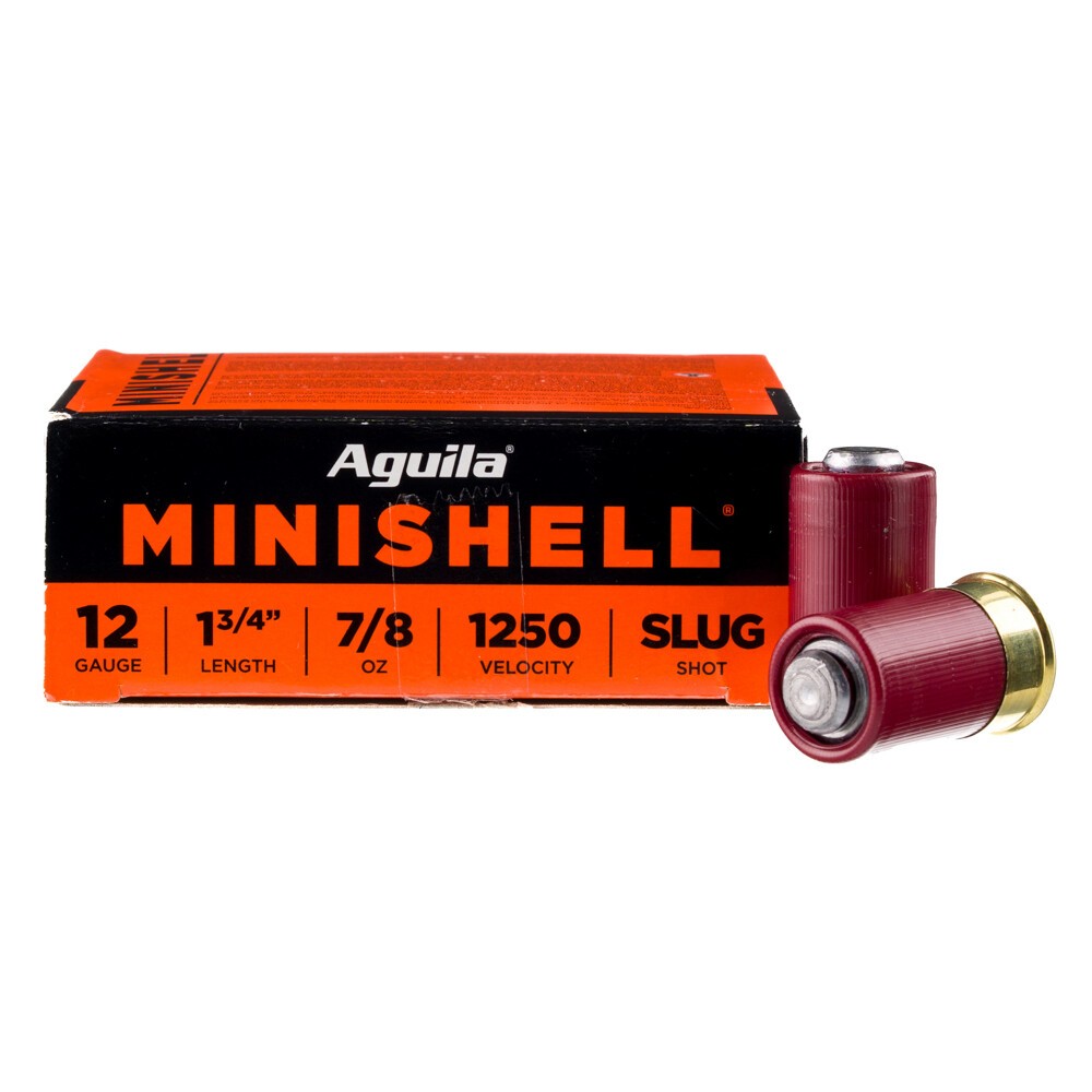 Aguila 12 Gauge Shotshell 25 Rounds 1-3/4" Rifled Slug 7/8 Ounce [FC ...