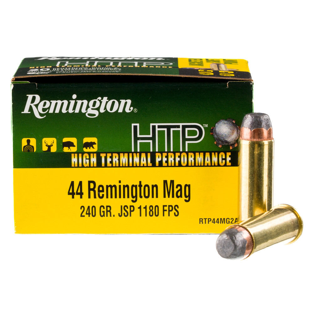 Remington HTP .44 Magnum Ammo 20rds JSP 240gr [FC-47700486802]