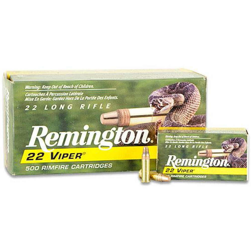 Remington 22 Viper .22 Long Rifle Ammunition 50 Rounds Truncated Cone ...