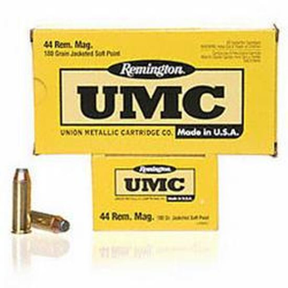 Remington UMC .44 Rem Mag 180 JSP 50 Round Box [FC-47700169101]