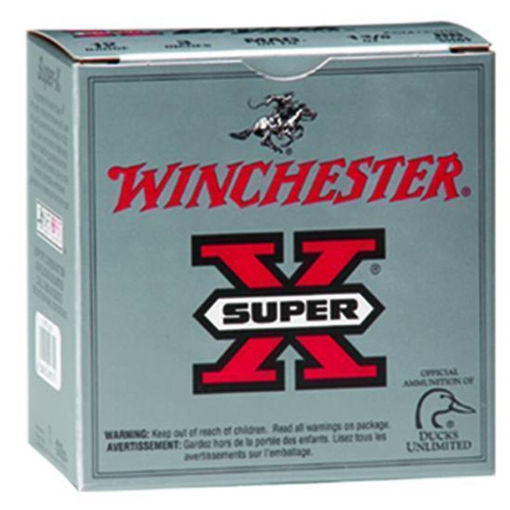 Winchester Super-X High Brass 12 Gauge Ammunition 25 Round Box 2-3/4 ...