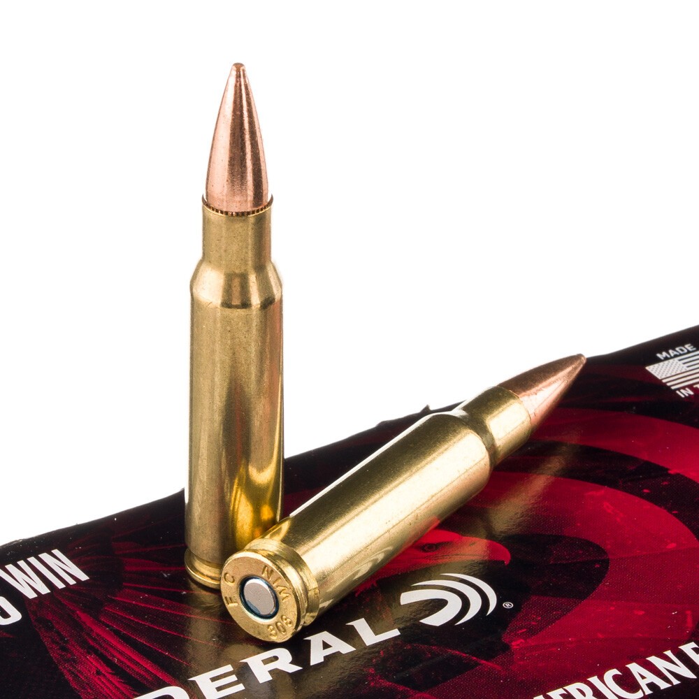 Federal American Eagle .308 Winchester Ammunition 500 Rounds FMJ 150 ...
