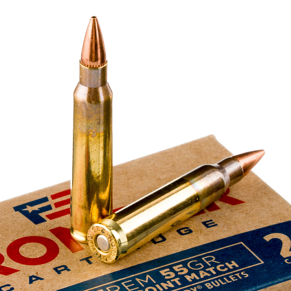 Hornady Frontier .223 Rem Ammo 500 Rounds HP Match 55 Grain