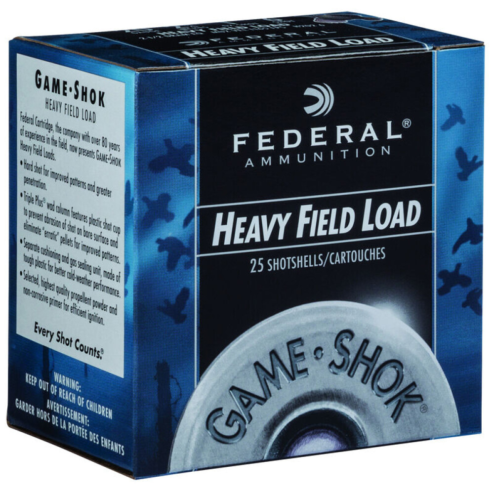 Federal Game Shok Upland Heavy Field Load 20 Gauge Ammunition 2-3/4" #6 ...