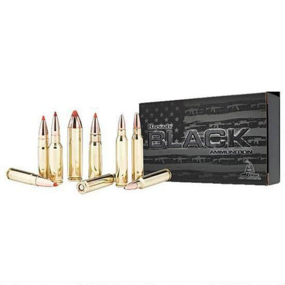 Hornady BLACK 5.56 NATO 75gr InterLock HD SBR 20rds [FC-90255812961]