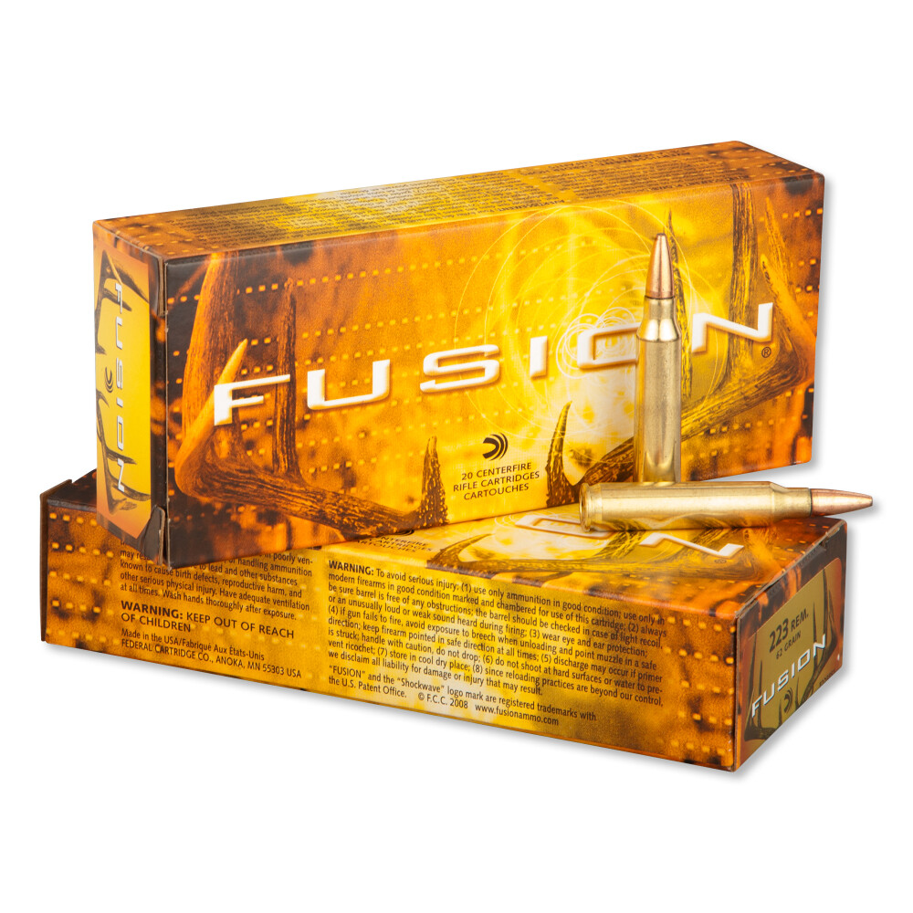 Federal .223 Rem 62 Grain Bonded BT Spitzer 20 Round Box [FC-29465060381]