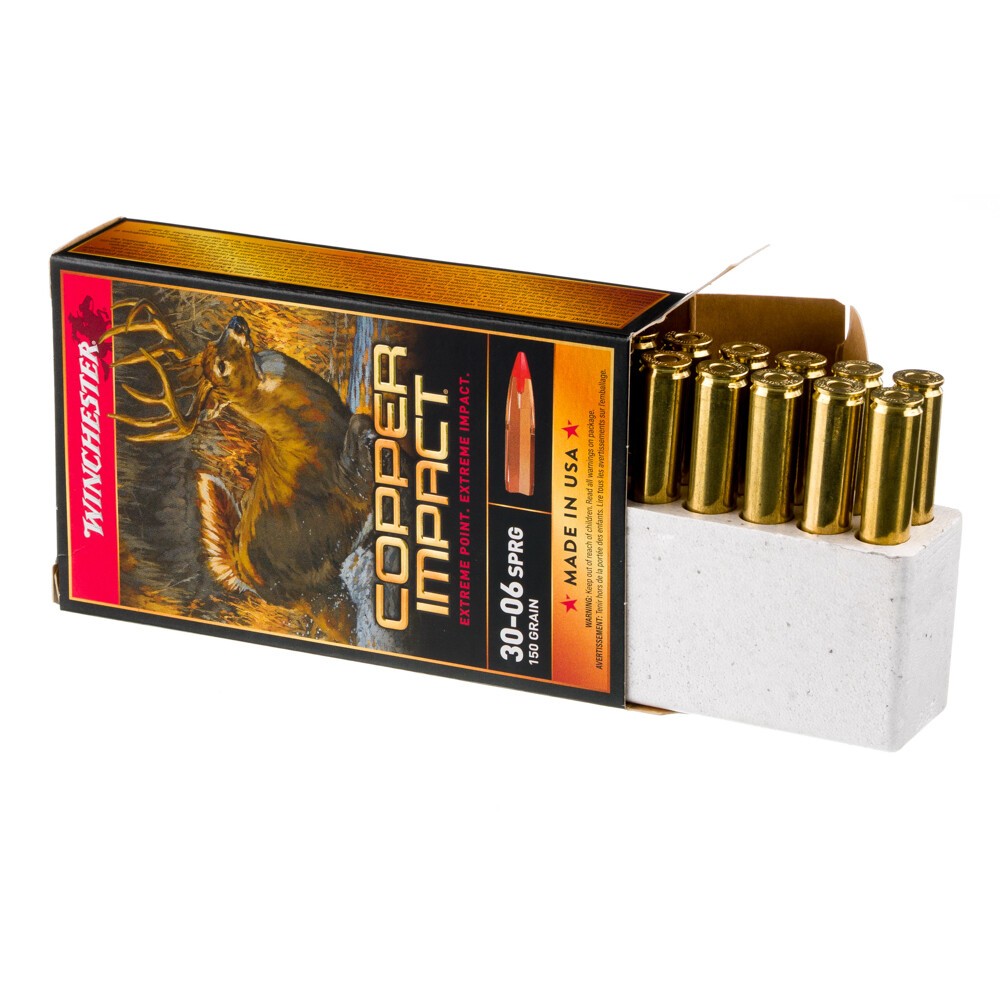 Winchester Copper Impact .30-06 Copper Extreme Point 150 Grains 20rds