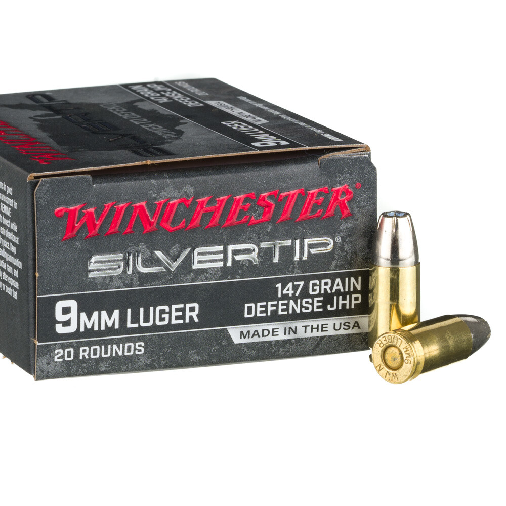 Winchester Silvertip 9mm 20rds JHP 147gr W9MMST2 [FC-20892227750]