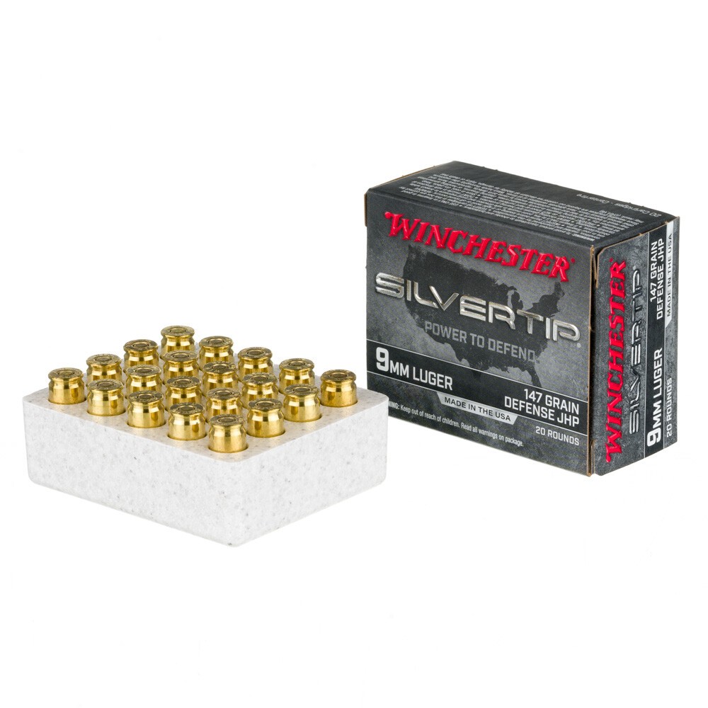 Winchester Silvertip 9mm 20rds JHP 147gr W9MMST2 [FC-20892227750]