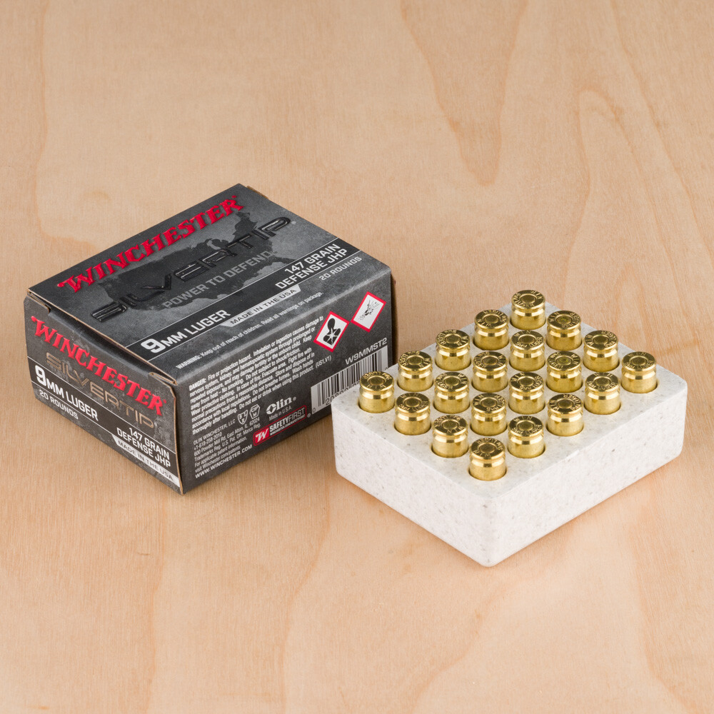 Winchester Silvertip 9mm 20rds JHP 147gr W9MMST2 [FC-20892227750]