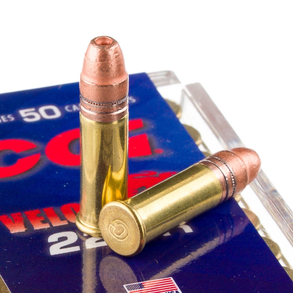 CCI Velocitor .22 LR Ammunition 40 Grain Plated HP [FC-76683000477]