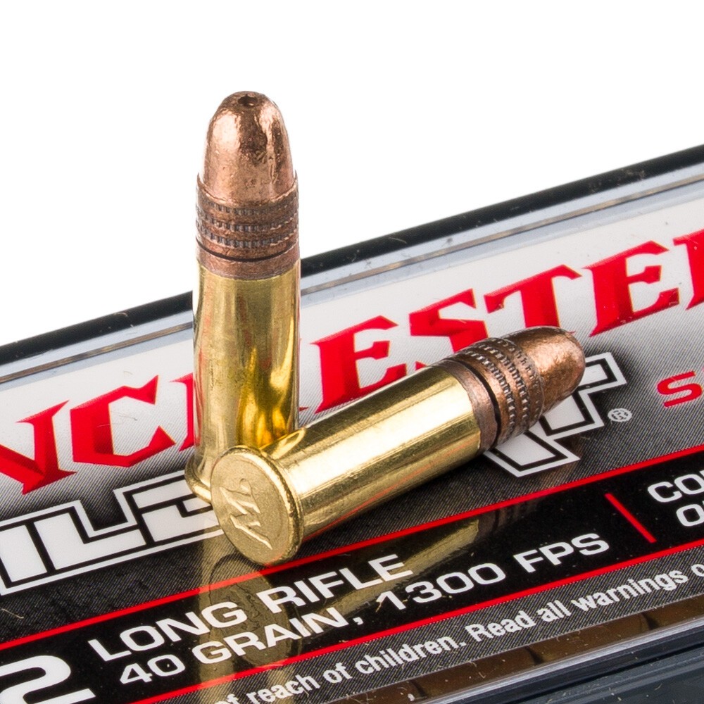 Winchester Wildcat .22 Long Rifle Ammunition 100 Rounds CPHP 40 Grain