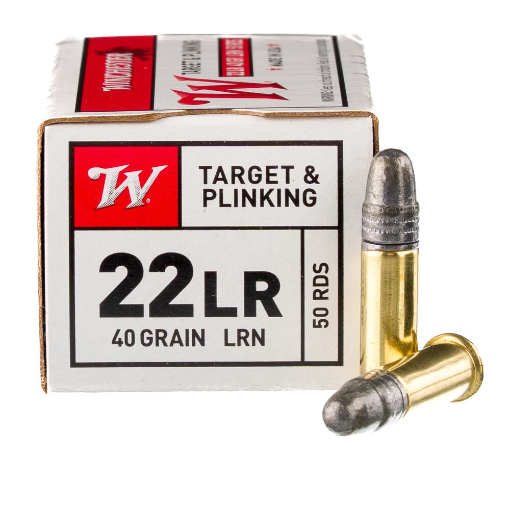 Winchester USA .22LR Ammuntion 50 Rounds LRN 40 Grain [FC-20892104853]