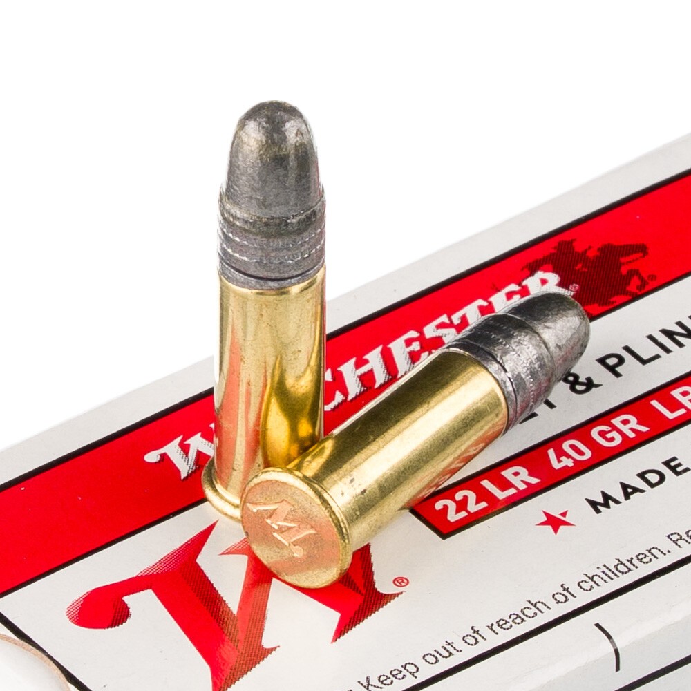 Winchester USA .22LR Ammuntion 50 Rounds LRN 40 Grain [FC-20892104853]