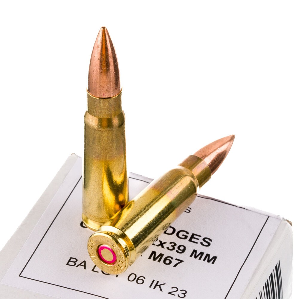 Igman 7.62x39mm M67 Ammunition 20 Rounds FMJ 123 Grain [FC-3877002037245]