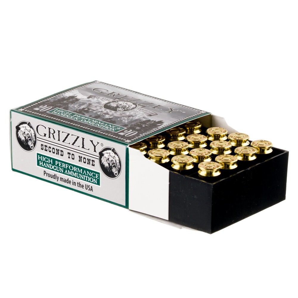 Grizzly .40 S&W 200gr JHP High Performance Ammo 20 Rounds