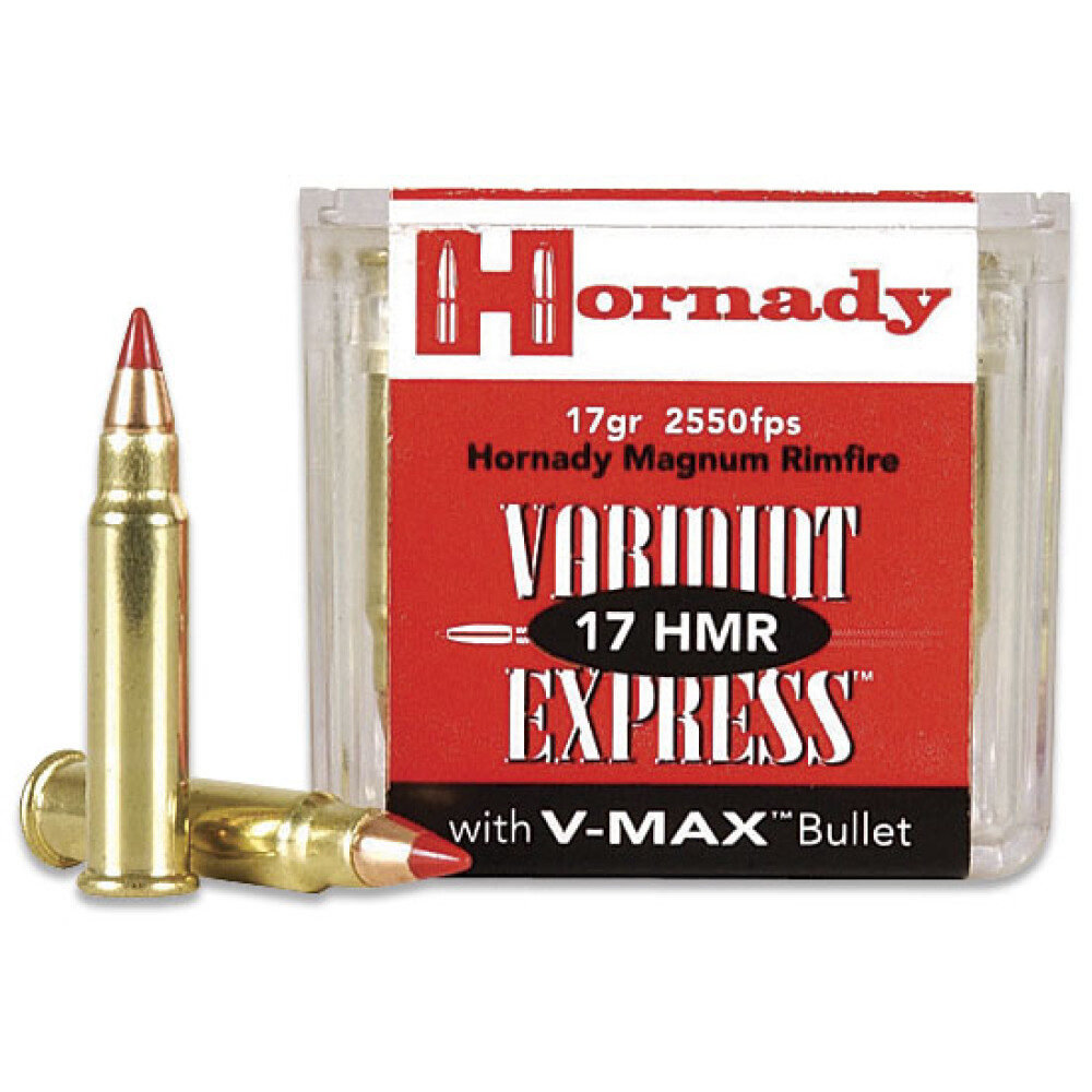 Hornady Varmint Express .17 HMR Ammunition 500 Rounds V-Max 17 Grain