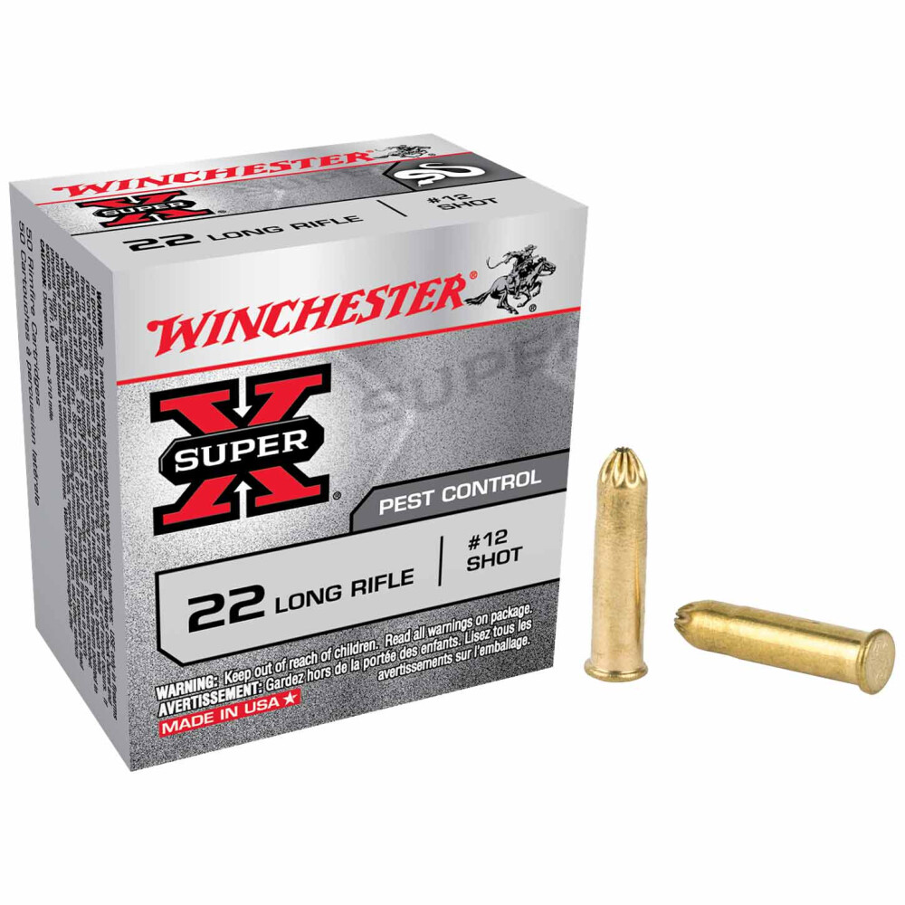 Winchester Super X .22LR Ammunition 50 Rounds, #12 Shotshell [FC ...