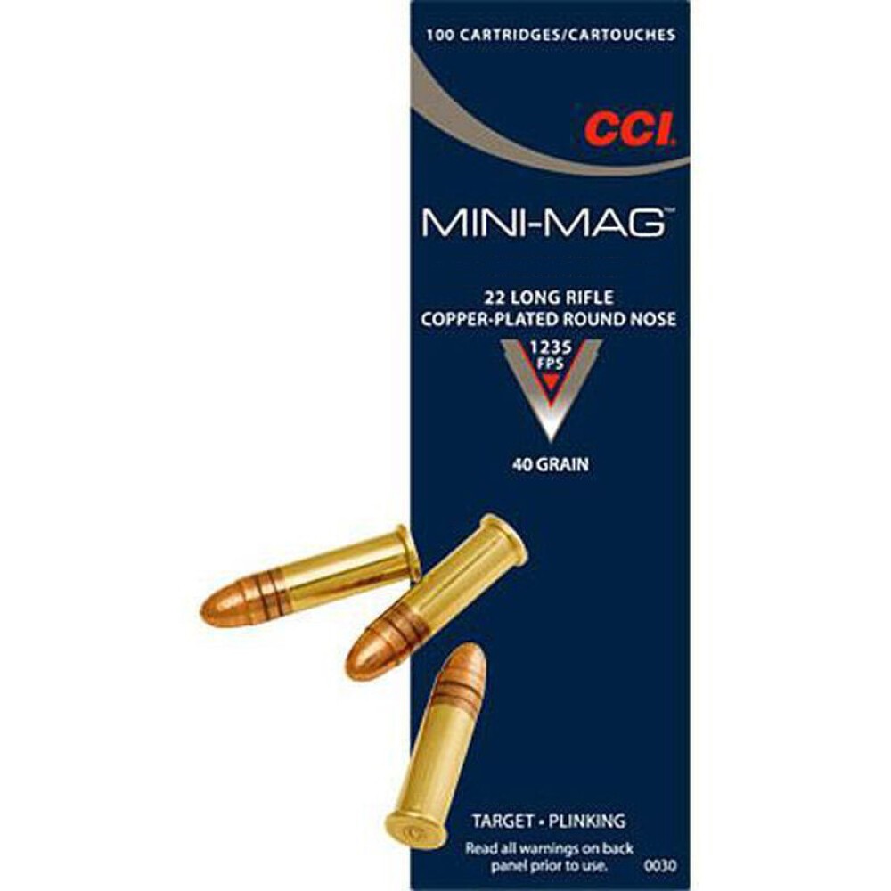 CCI Mini-Mag Target .22 Long Rifle Ammunition 5000 Rounds CPRN 40 Grain ...