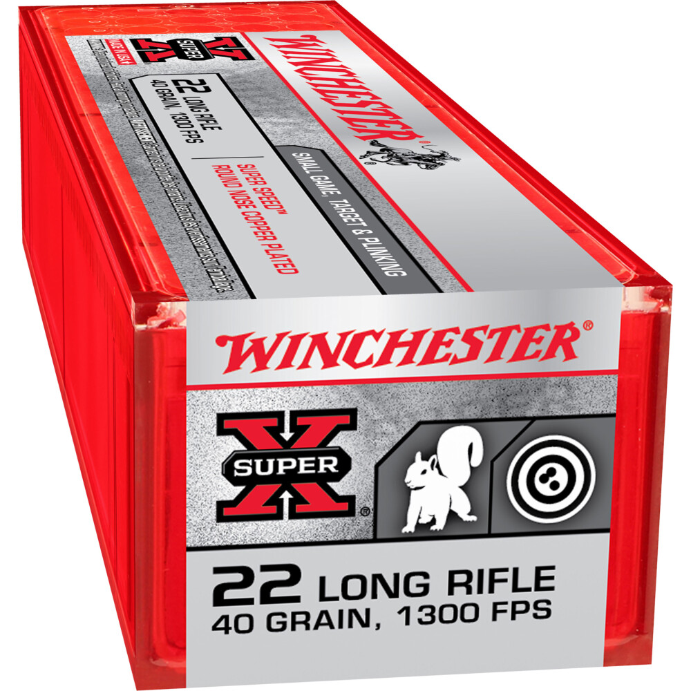Winchester Super-X Super Speed .22 LR 40gr CP LRN - 1300 FPS