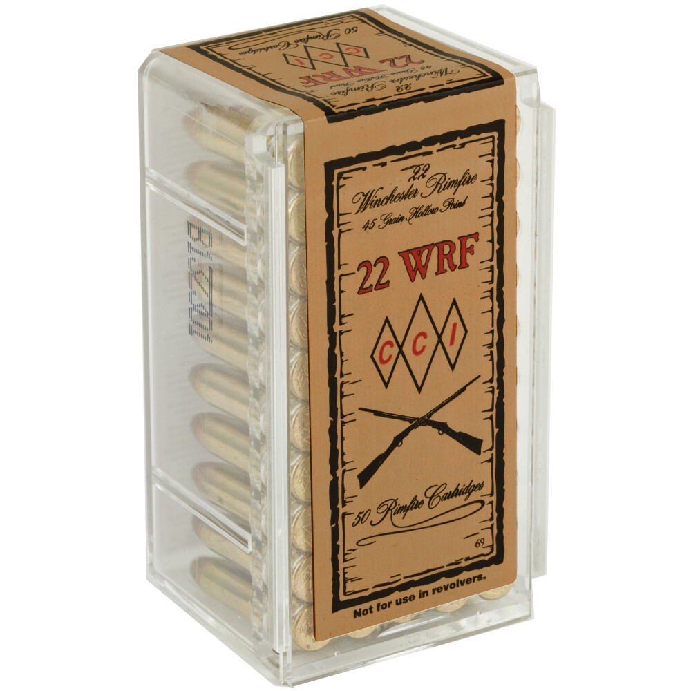 CCI .22 Winchester Rimfire Ammunition 50 Rounds JHP 45 Grain [FC ...