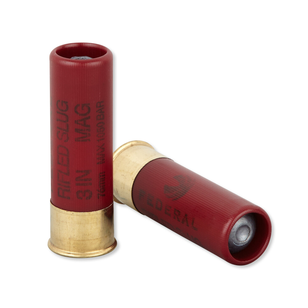 Federal Power-Shok 12 Gauge Shotshell 5 Rounds 3" HP Slug 1 1/4oz. [FC ...