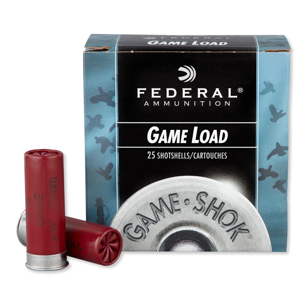 Federal Game-Shok 12 Gauge Shotshell 250 Rounds #7.5 Shot 2 3/4" Length ...