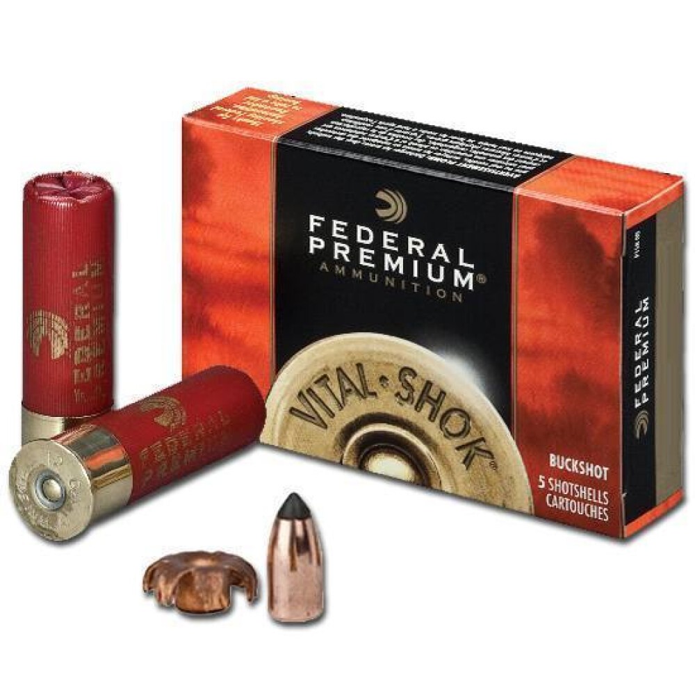 Federal Vital-Shok 12 Gauge Copper Sabot Slug 300 Grains [FC-29465029241]