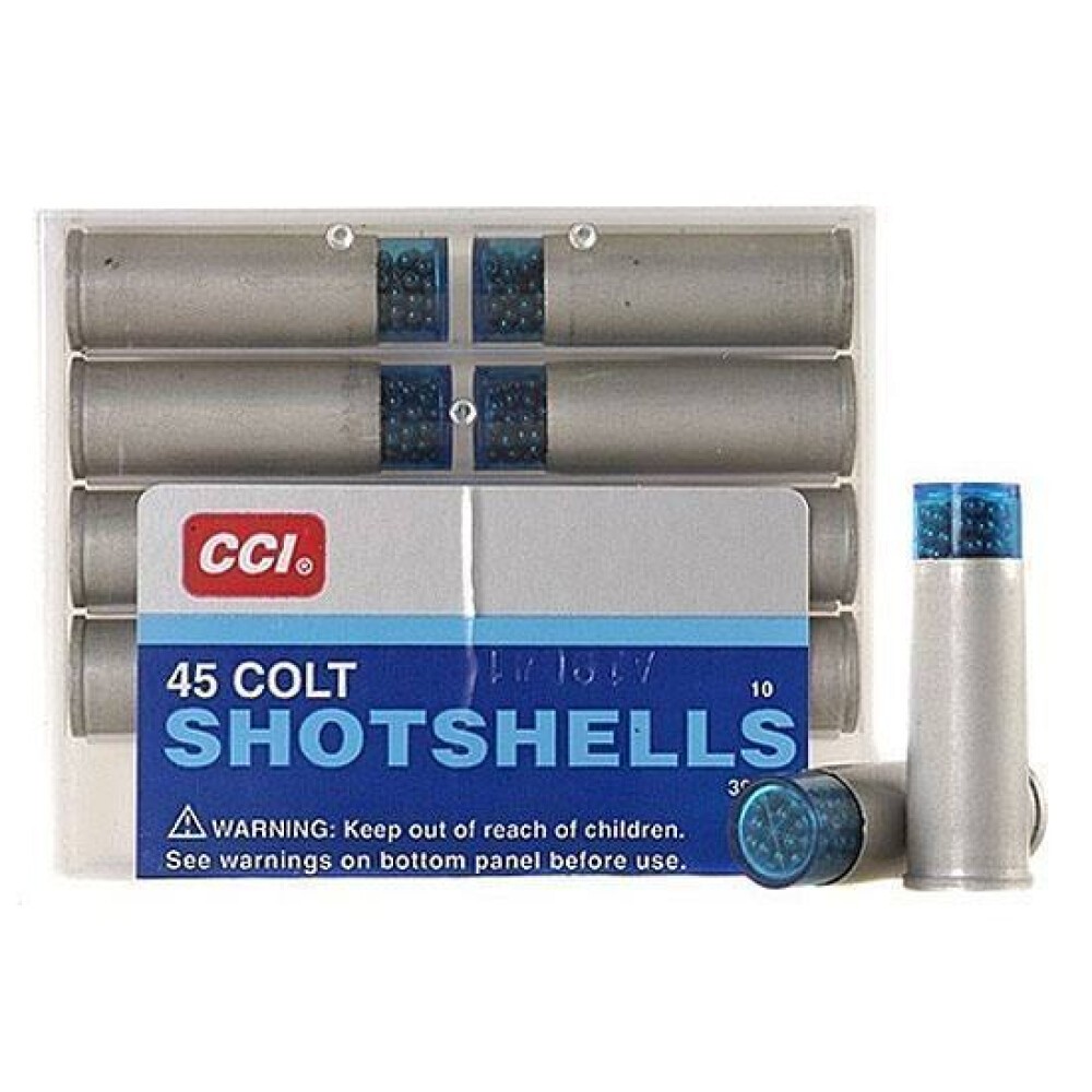 CCI Shotshells .45 Long Colt Ammunition 10 Rounds #9 Shot 150 Grain [FC ...
