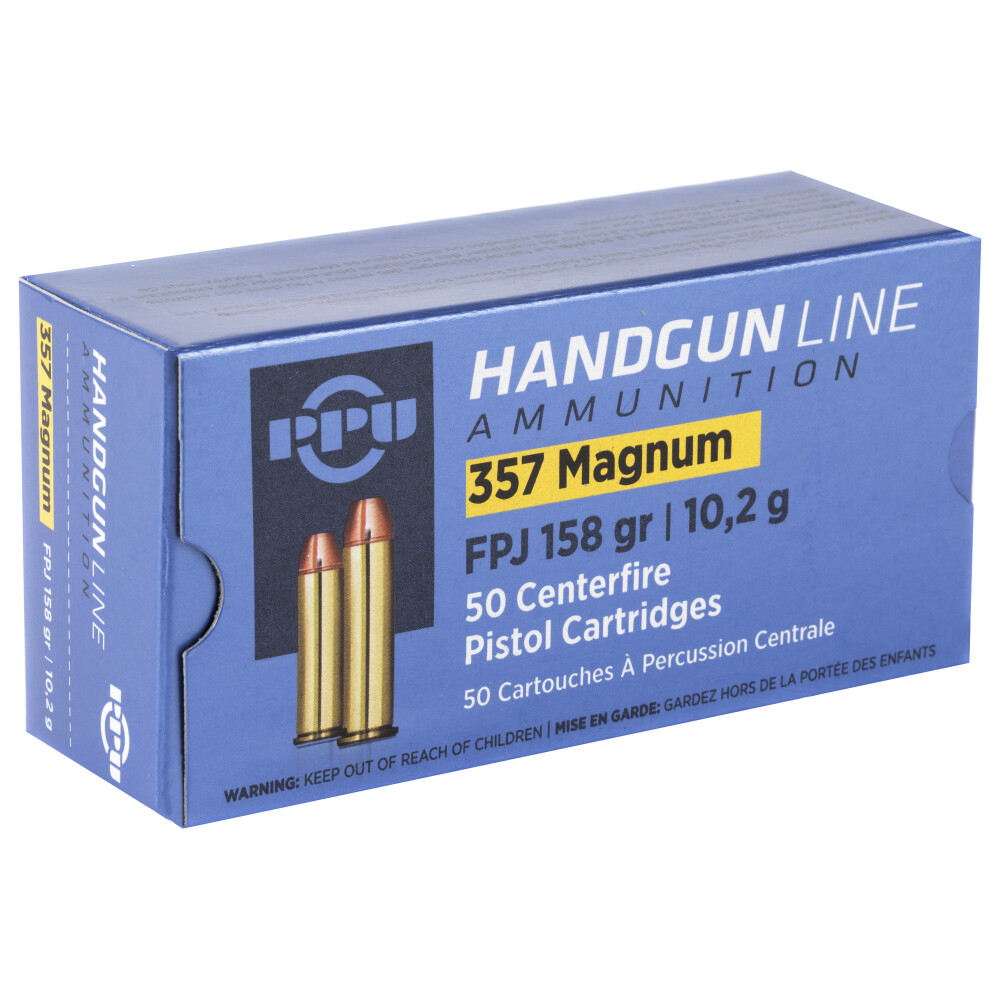 Prvi Partizan .357 Magnum Ammunition 50 Rounds FPJ 158 Grain [FC ...
