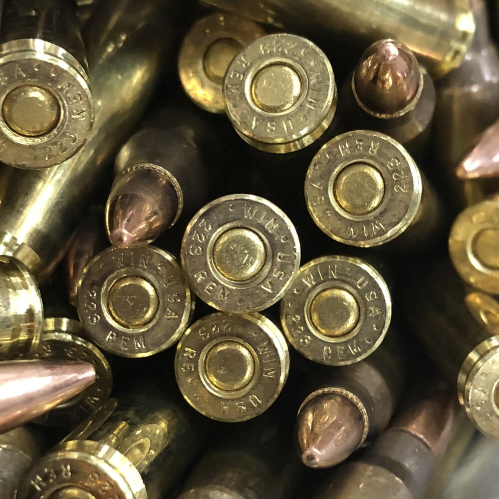Winchester Lake City .223 Remington Ammunition 55 Grain Full Metal ...