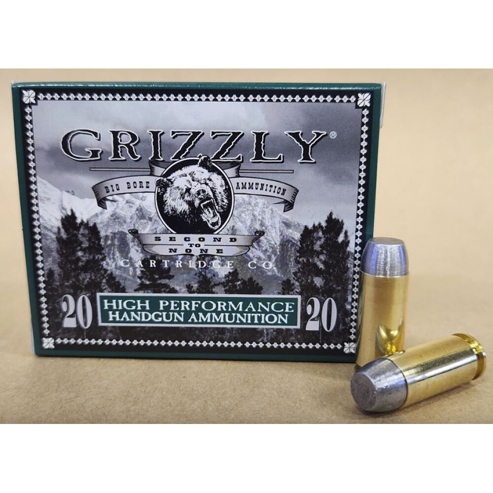 Grizzly Cartridge Co. Bear Load 10mm Auto Ammunition 20 Rounds Hard ...