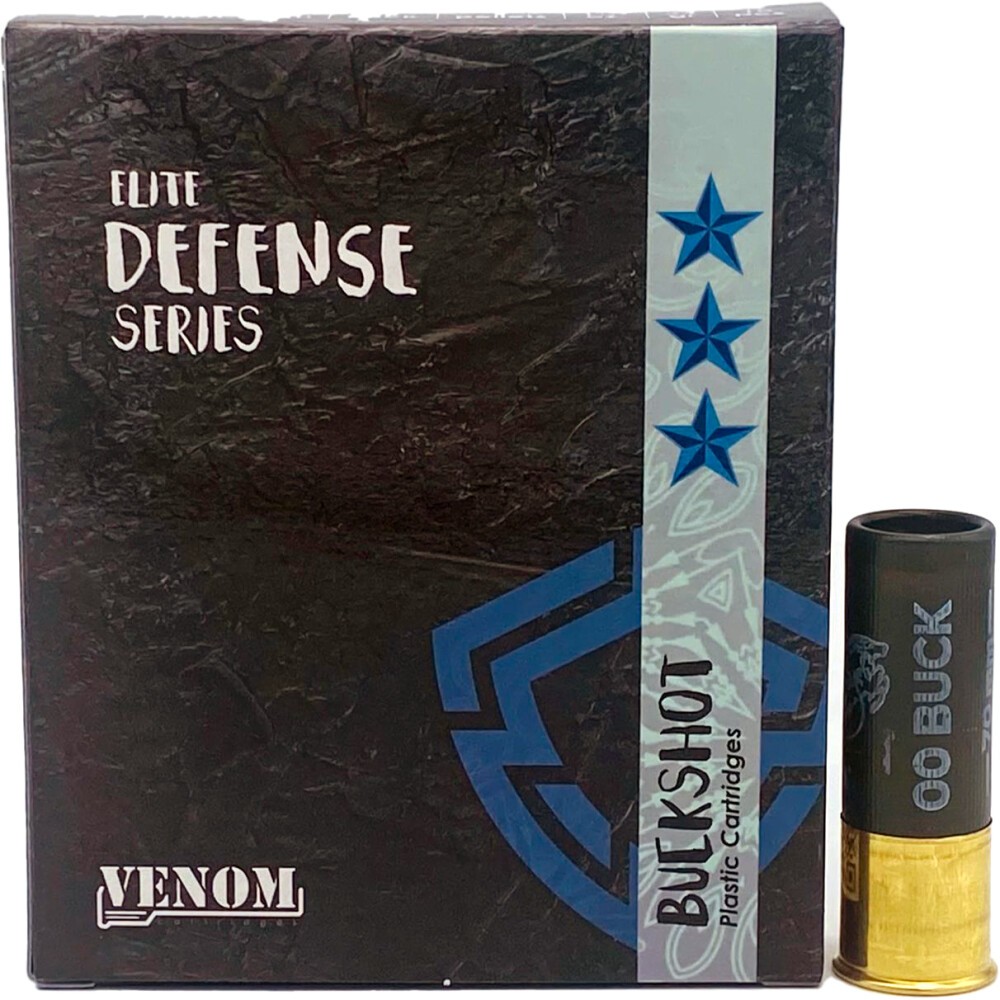 Venom 12 Gauge Shotshells 300 Rounds 2 3/4" 00 Buck 9 Pellets [FC-]
