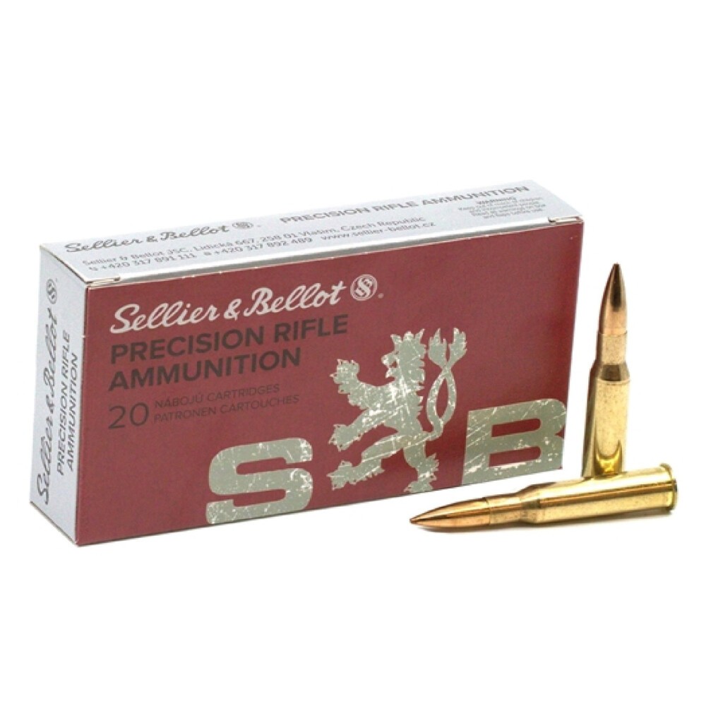 Sellier & Bellot 7.62x54R Ammunition 400 Rounds HPBT 174 Grain Brass ...