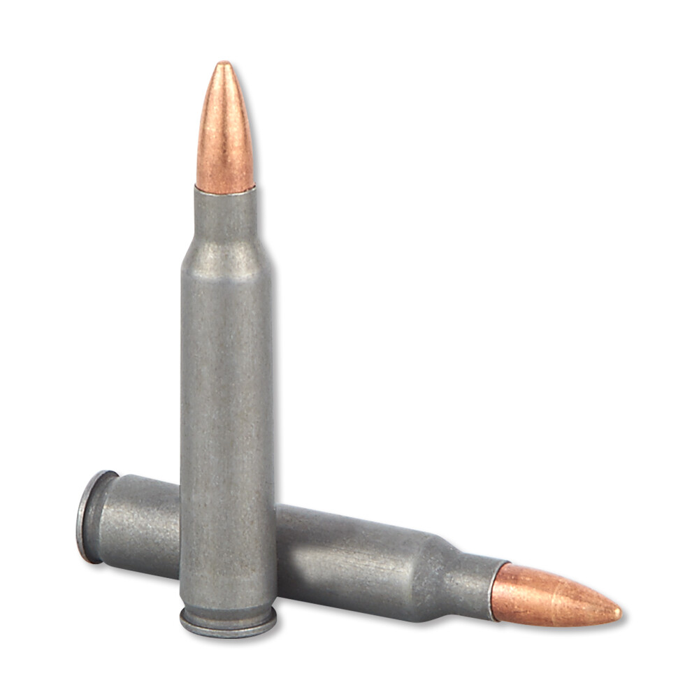 TulAmmo .223 Remington Ammunition, 100 Rounds, Steel Case FMJ, 62 ...