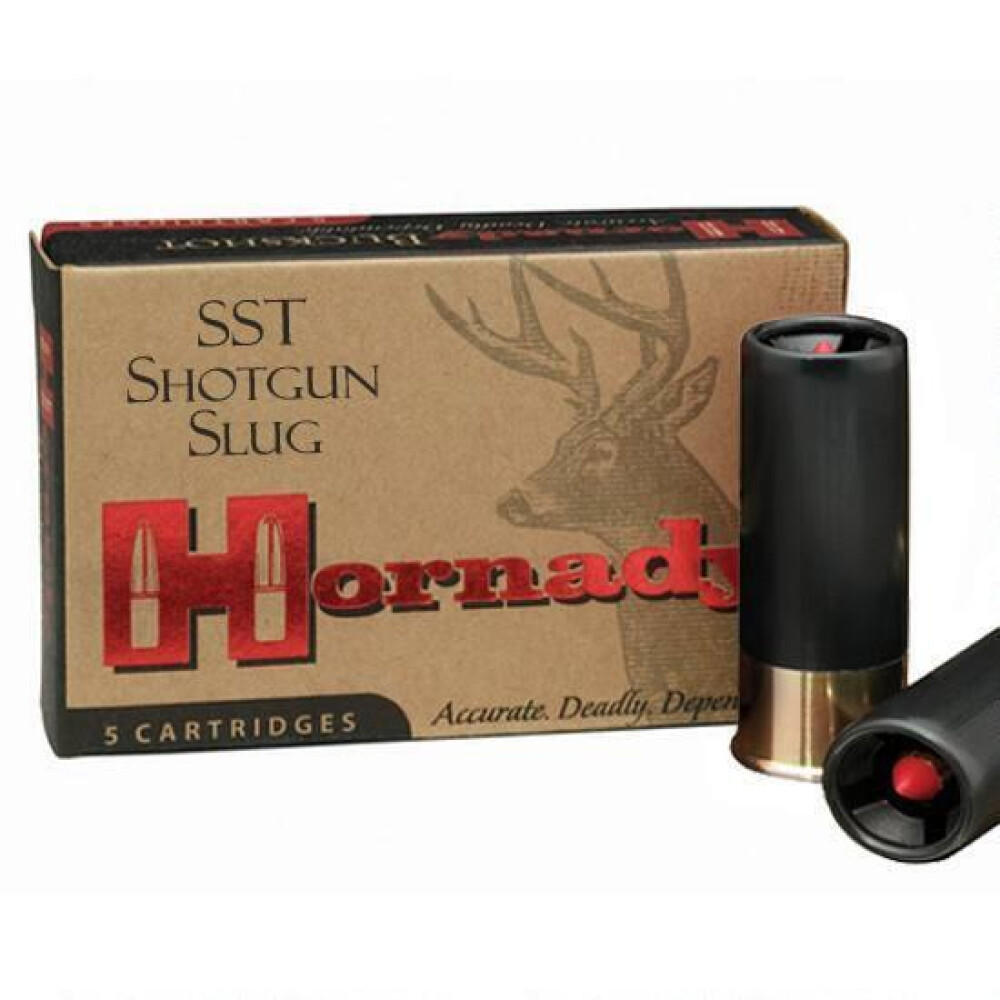 Hornady Custom Lite 12 Gauge Shotshell 5 Rounds 2 3/4" FTX Slug 300 ...