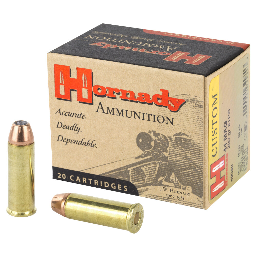 Hornady Custom .44 Mag Ammo 20rds XTP JHP 200gr [FC-90255390803]