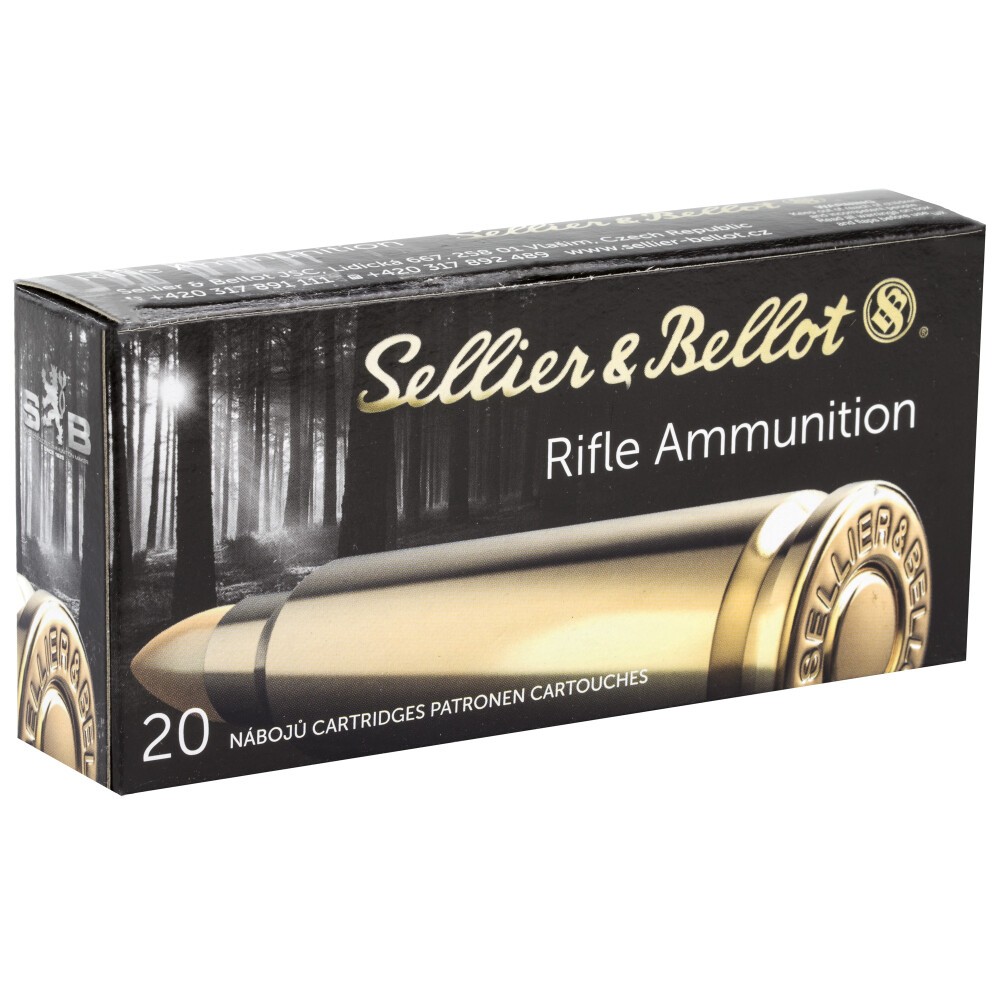 Sellier & Bellot 7.62x39 Ammunition FMJ 124 Grain Brass Cased [FC ...