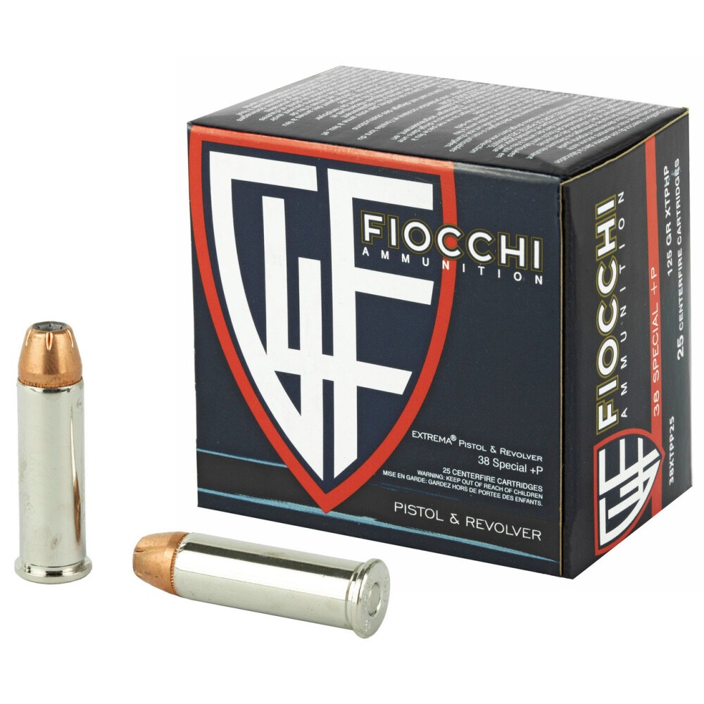 Fiocchi Hyperformance .38 Special +P 125gr JHP - 500 Rds