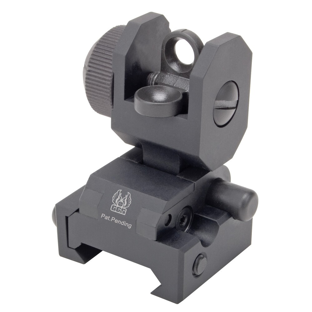 GG&G AR-15 Spring Actuated A2 Back Up Iron Sight Aluminum Black GGG ...